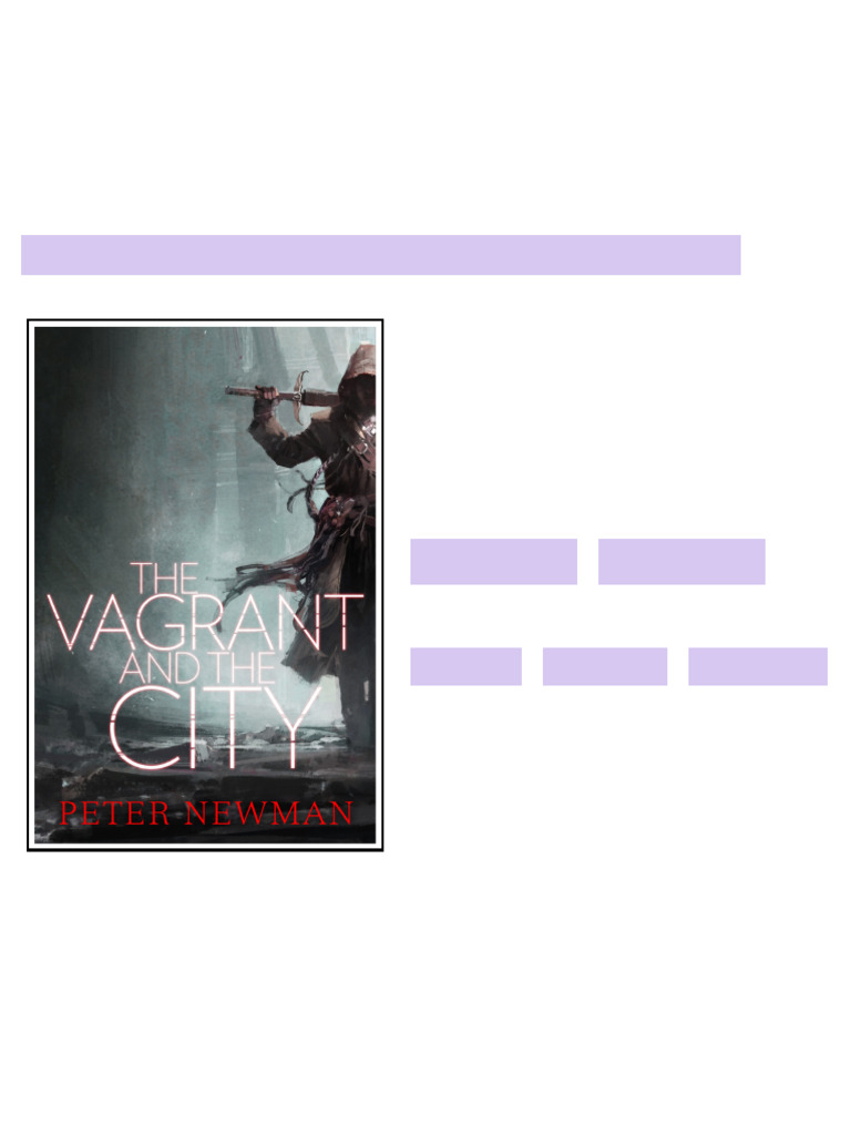 The Vagrant And The City Peter Newman ebook one tap reading | PDF