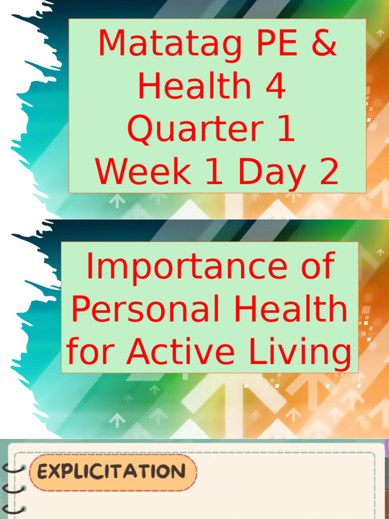 Pe and Health q1 Week 1 Day 2 | PDF