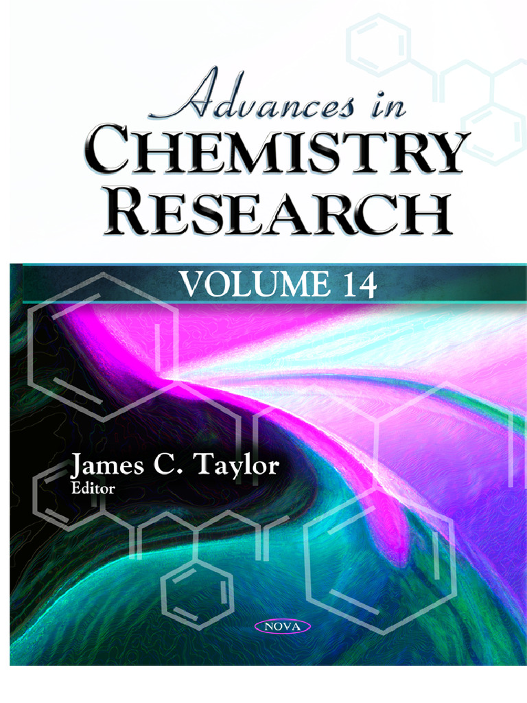 Advances in Chemistry Research Volume 14 | PDF | Catalysis ...