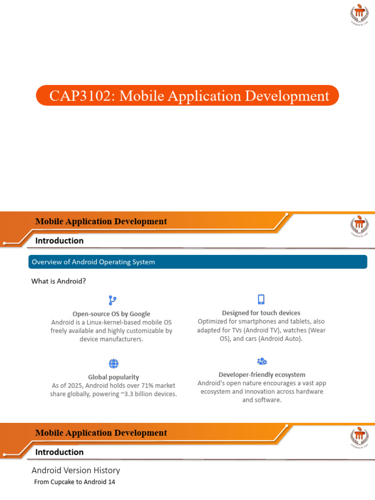 UNIT 1 | PDF | Android (Operating System) | Mobile App
