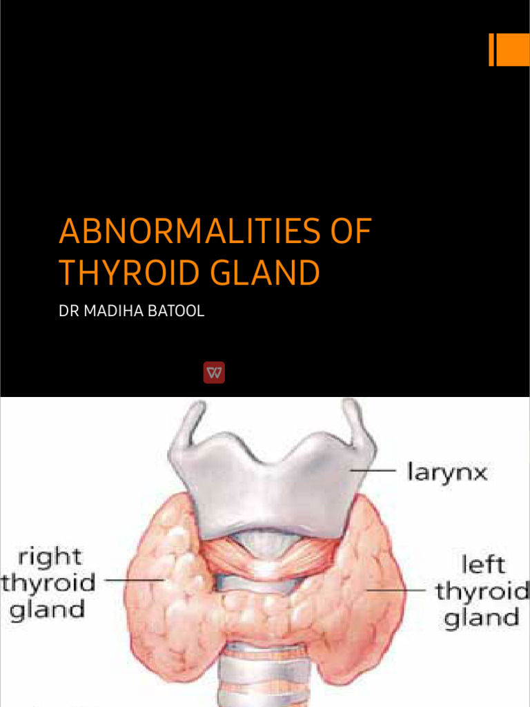 Thyroid Gland Abnormalities Overview | PDF | Thyroid | Thyroid ...