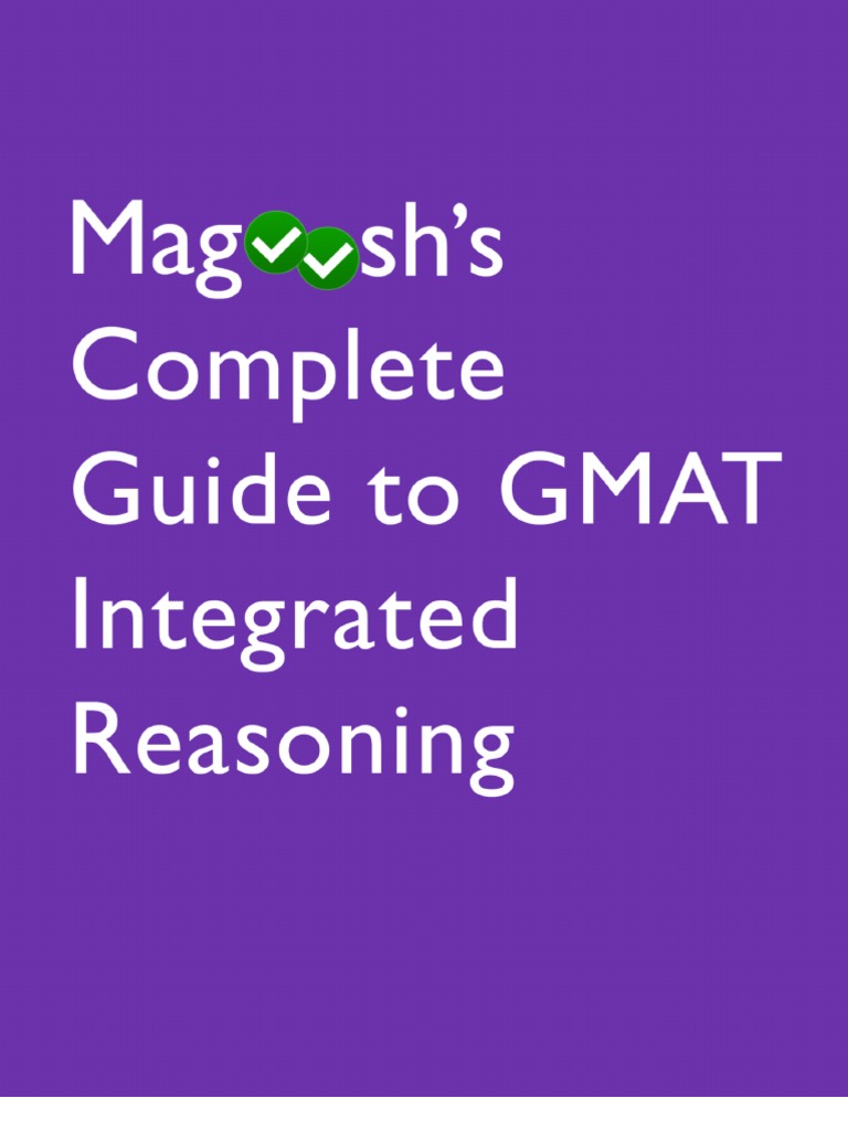 GMAT Integrated Reasoning Guide | PDF | Graduate Management Admission ...