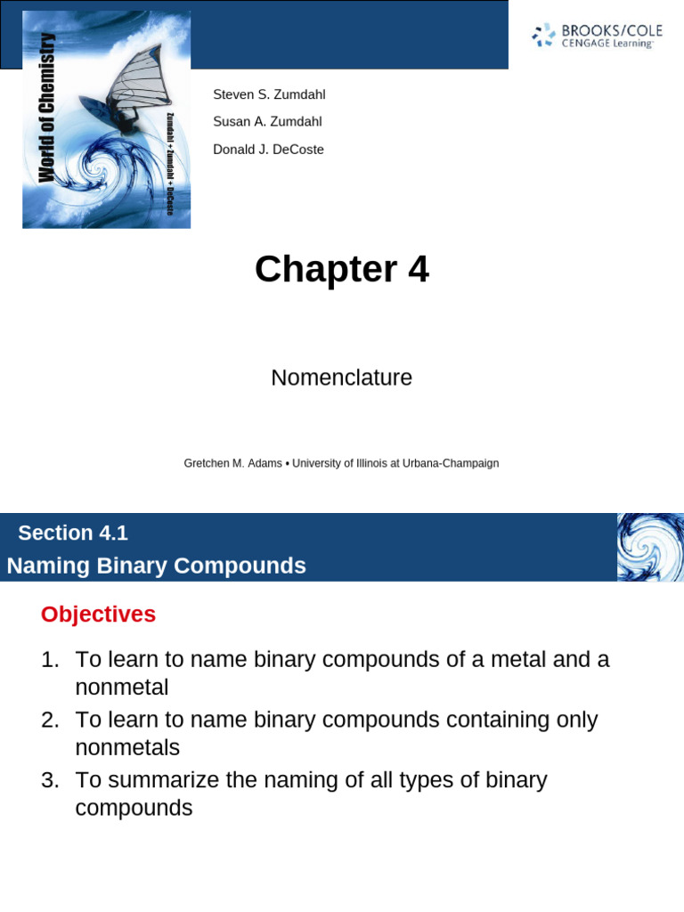 Chapter 4 | PDF | Chemical Compounds | Ion