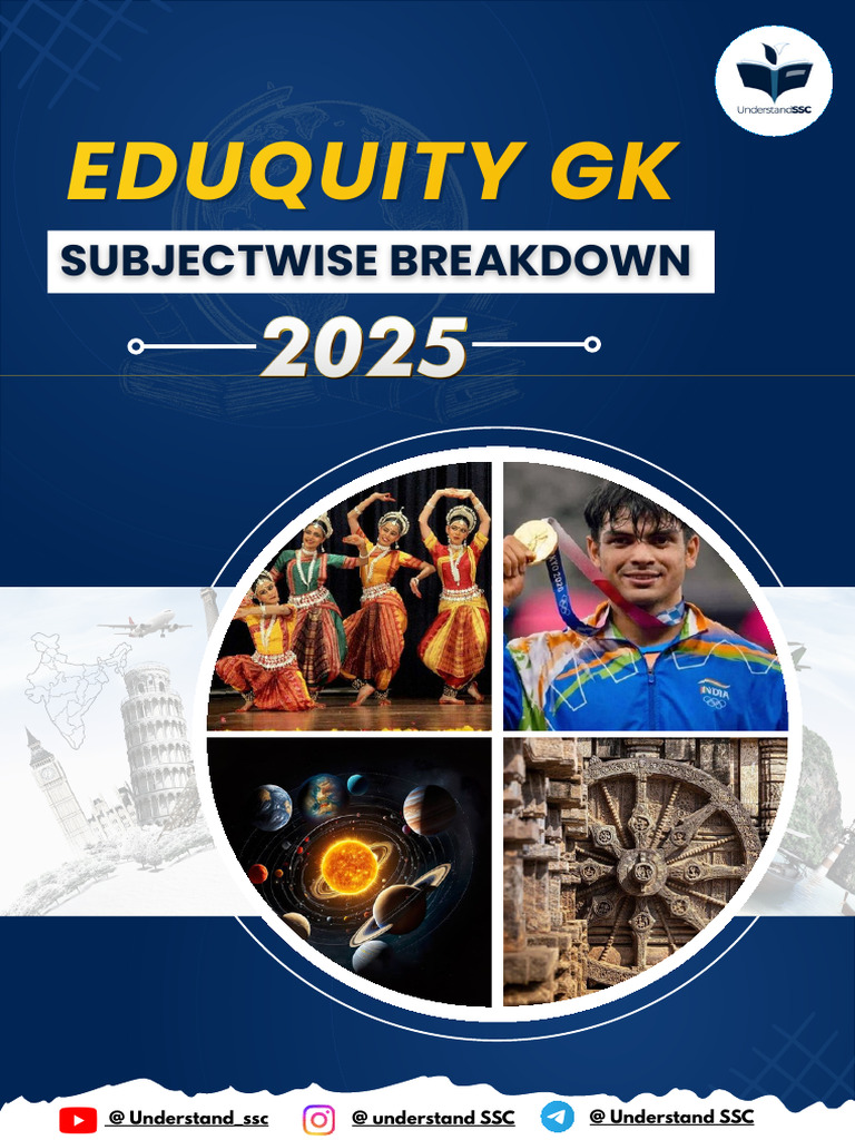 Eduquity Gk Subjectwise Breakdown 2025 | PDF | Crimes | Crime & Violence