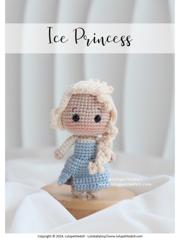 Ice Princess Doll - Lulupetitedoll | PDF | Crochet | Weaving