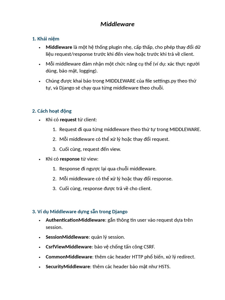 Middleware | PDF