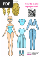 Lulu Paper Doll Skincare Printables | PDF | Stuffed Toys