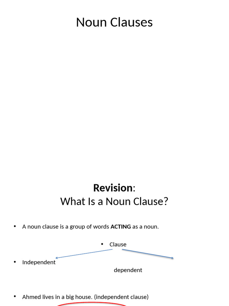 Understanding Noun Clauses Explained | PDF | Clause | Syntax