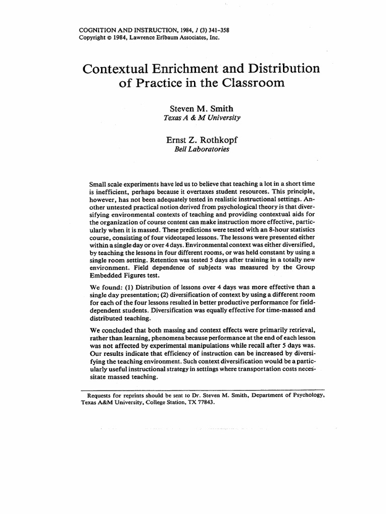 Spacing Effect in A Long Time Scale | PDF