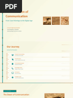 Timeline of Communication Evolution | PDF | Telephone | Communication