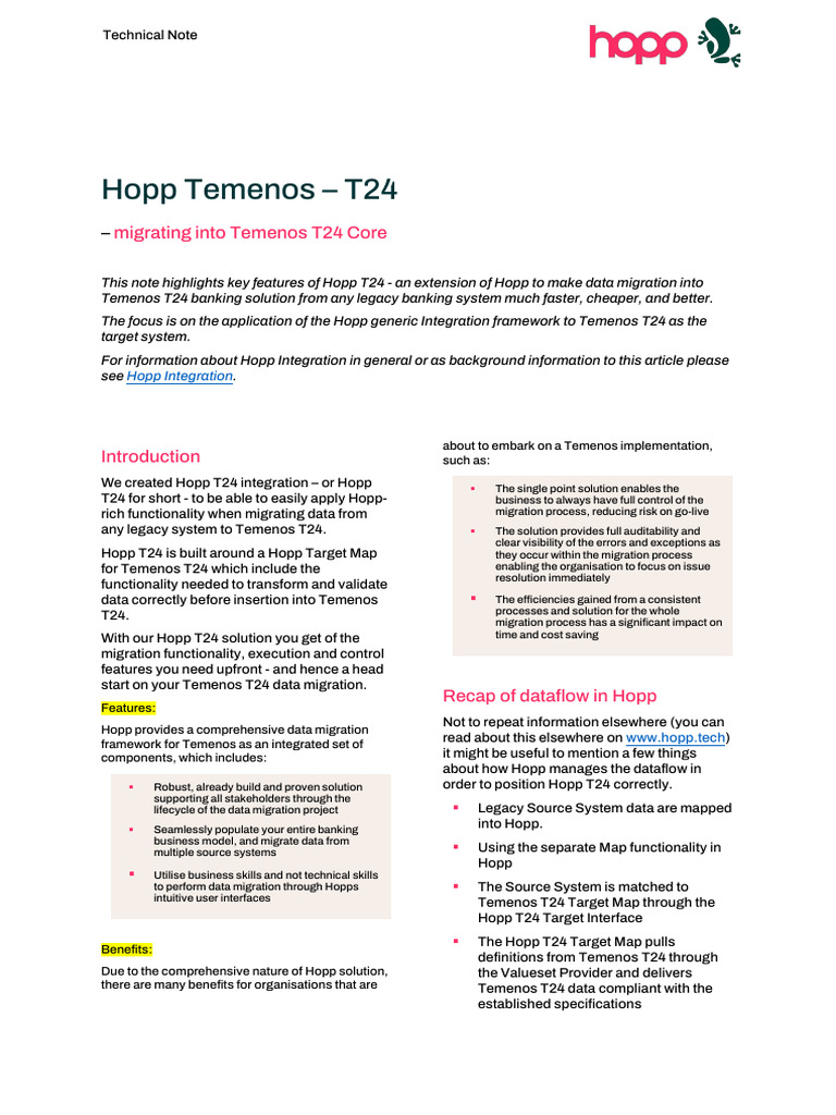 Hopp TN Temenos Integration 2024 | PDF | Metadata | Information Science