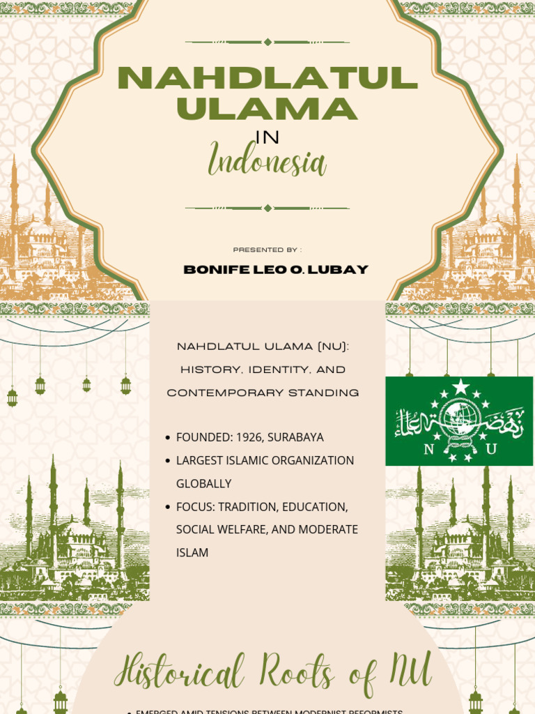 Nahdlatul Ulama: History and Impact | PDF | Sunni Islam | Ulama