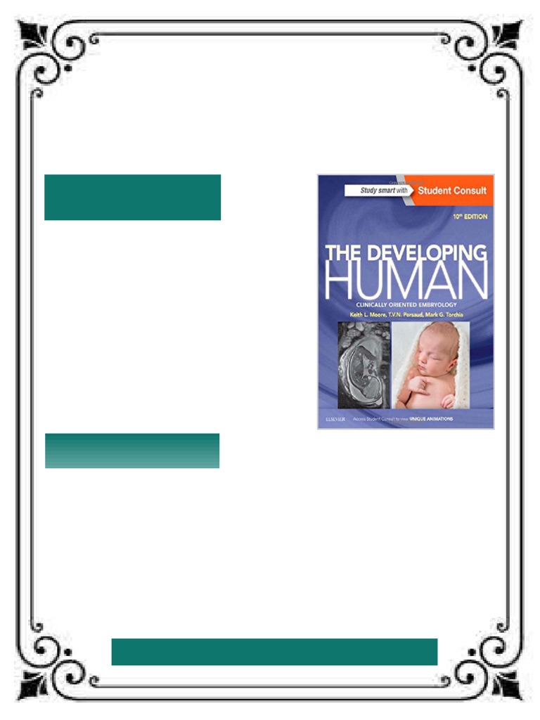 The Developing Human: Clinically Oriented Embryology, 10th Edition ...