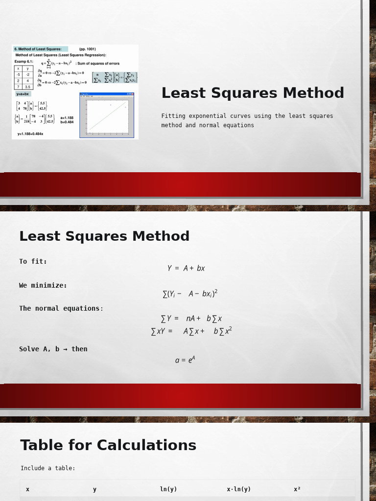 Exponential Curve Fitting Guide | PDF