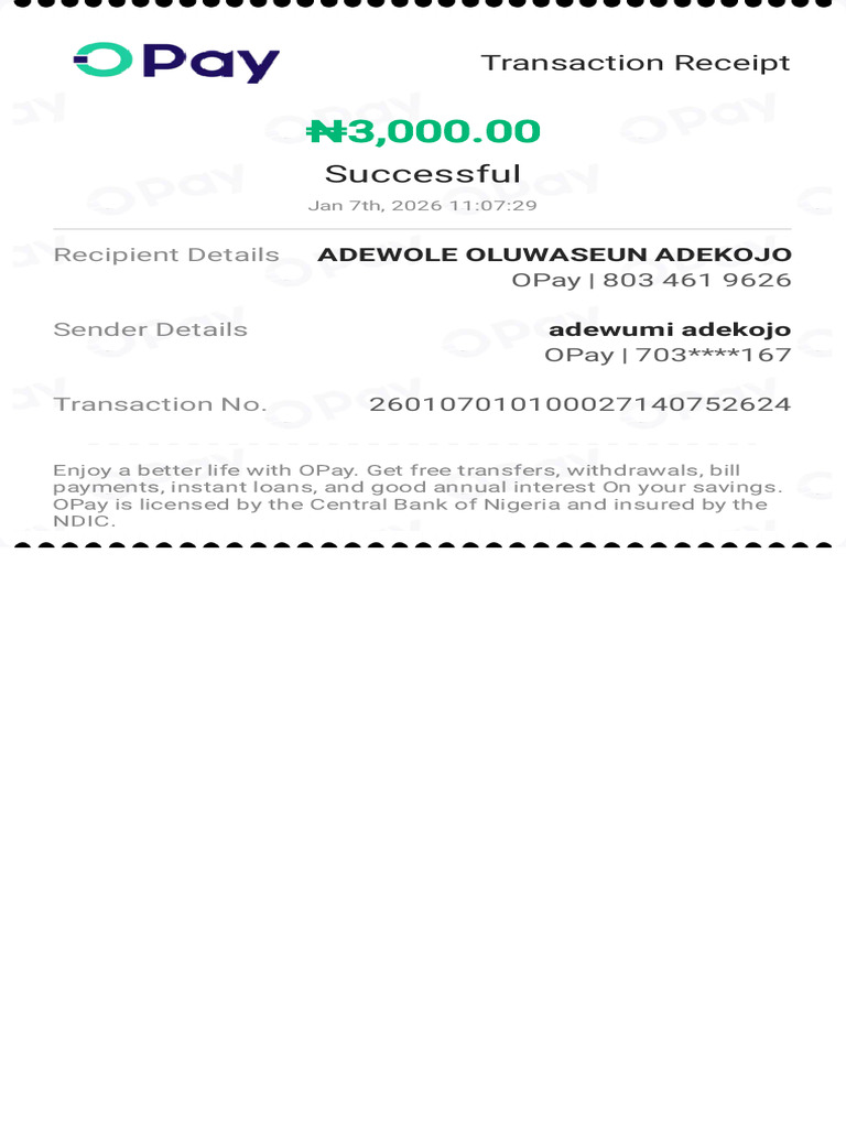Transaction Receipt-260107010100027140752624 | PDF
