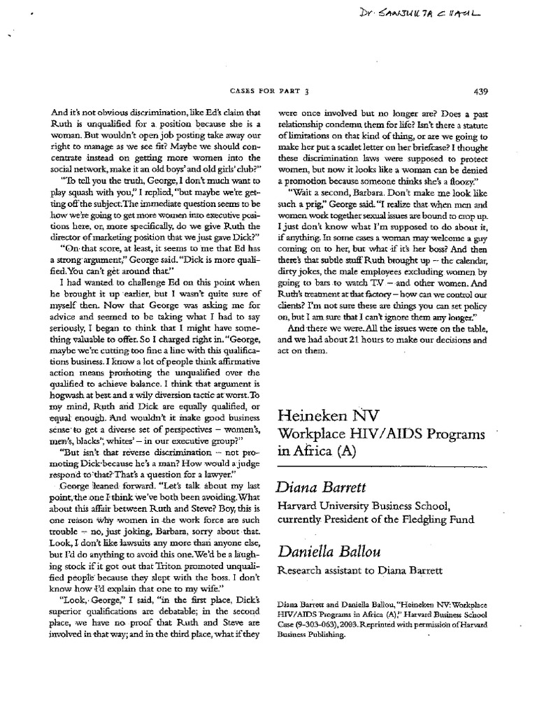 Heineken Case Study | PDF