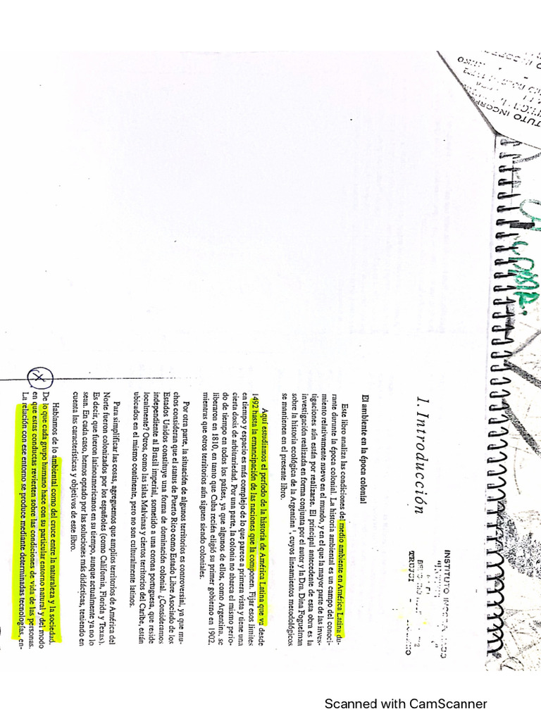 El Ambiente en La Sociedad Colonial | PDF