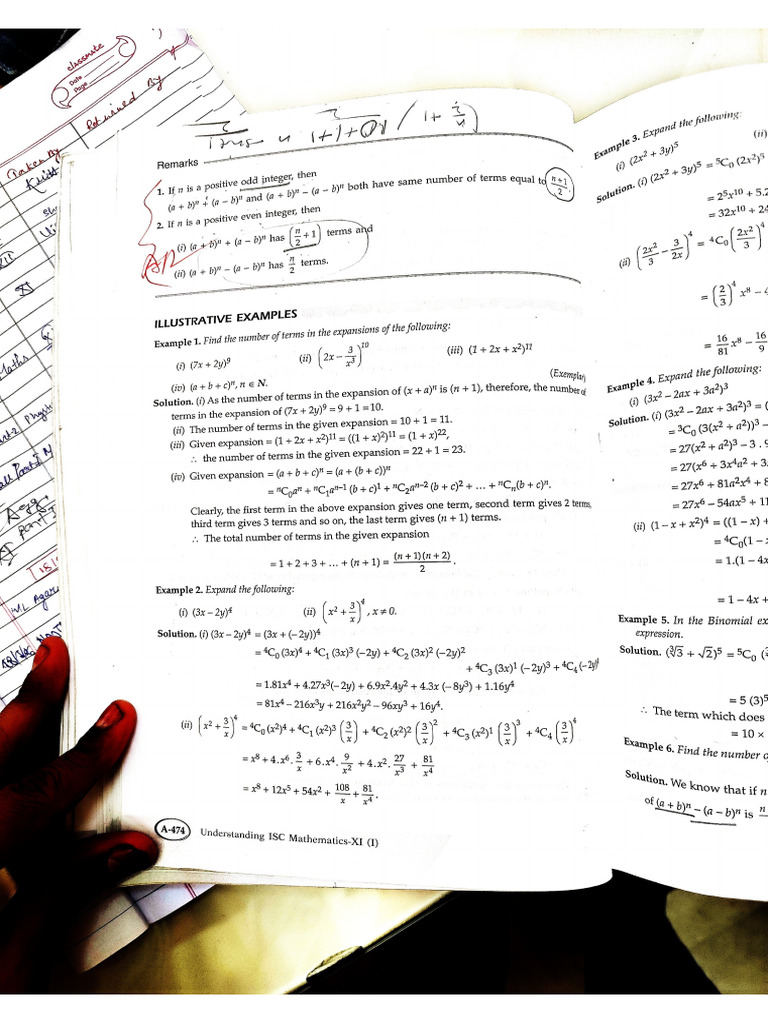 Binomial Theorem Marked | PDF