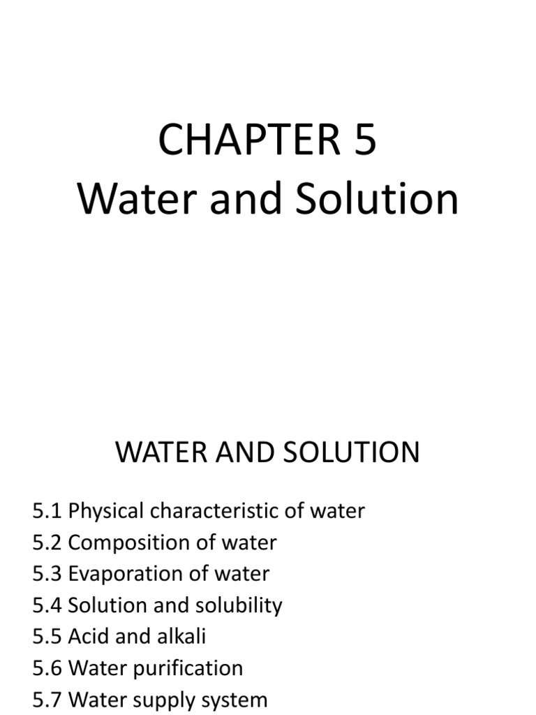 Science Form 2 Chapter 5 | PDF | Acid | Taste