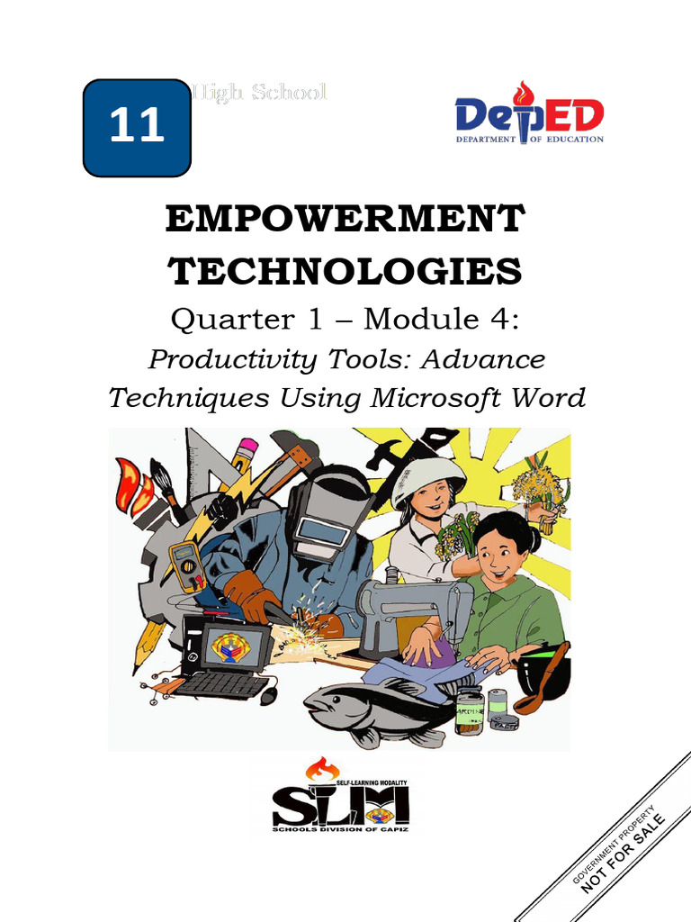 Module 4 EmTech Productivity Tool MsWord | PDF | Hyperlink | Microsoft ...