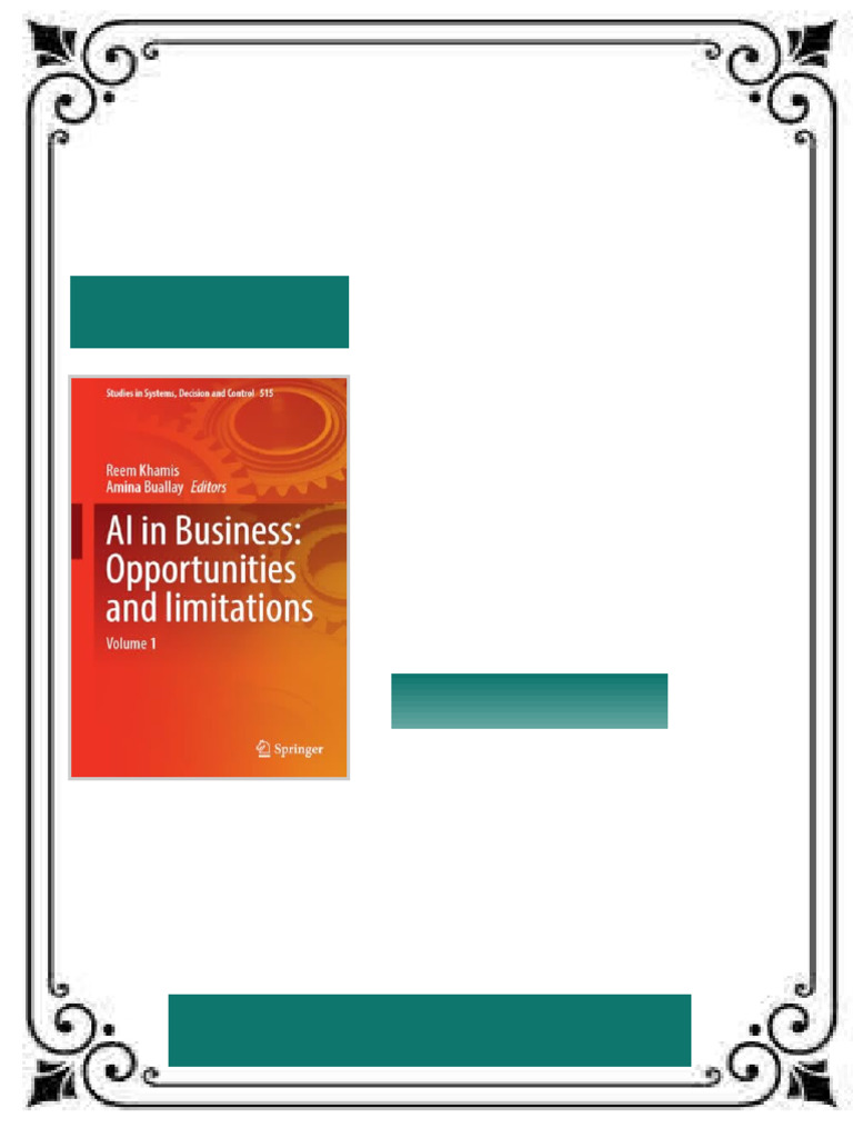 AI in Business: Opportunities and Limitations: Volume 1 1st Edition ...
