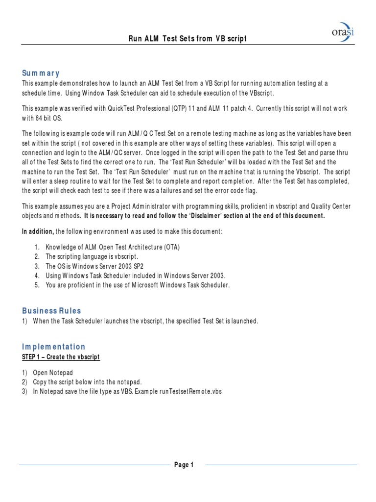 VBS QC | PDF | Scripting Language | Computing Platforms