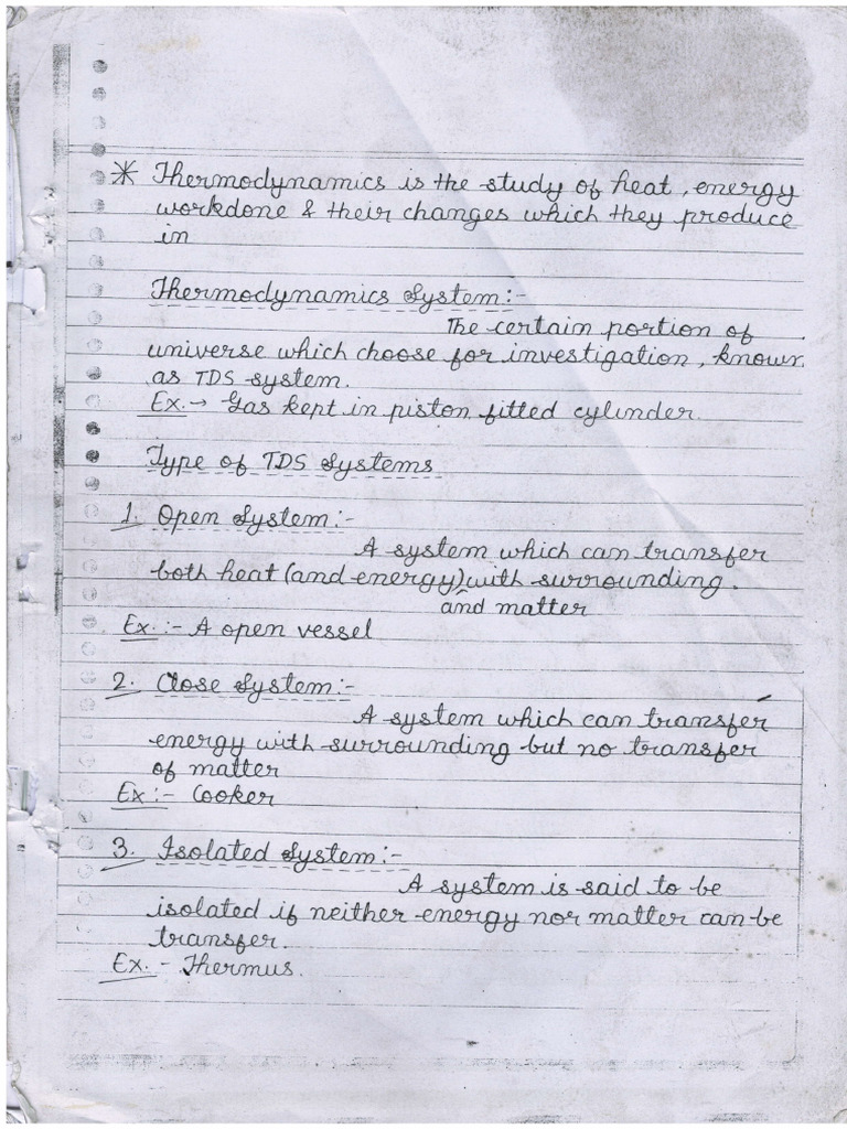 A-0 (Introduction) Thermo Notes | PDF