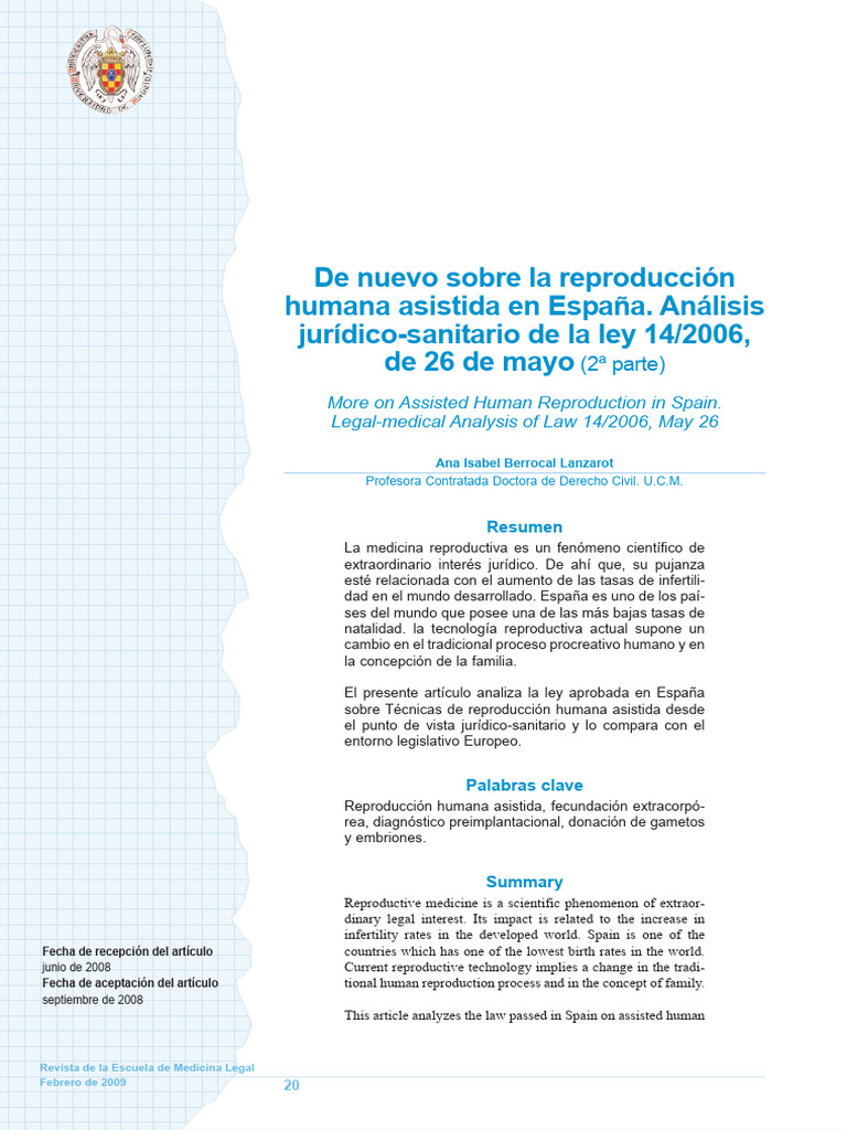 50302-Texto del artículo-89349-1-10-20150925 | PDF | Tecnología de reproducción asistida | Clonación