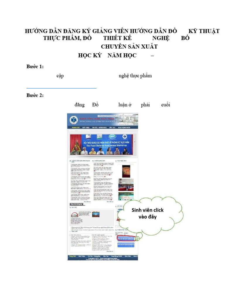 Huong Dan Dang Ky GVHD DA KTTP Online (14DHTP_DHDB) | PDF