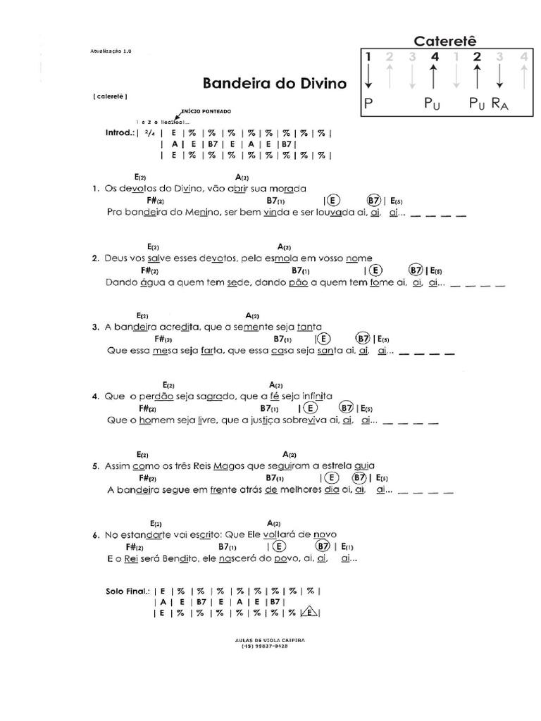 Musicas Da Apresentação Viola | PDF