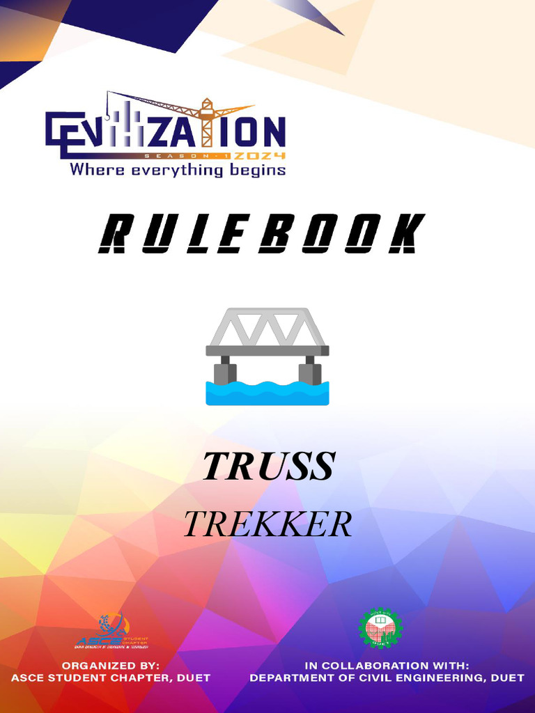 Truss Trekker Rulebook | PDF | Truss | Adhesive