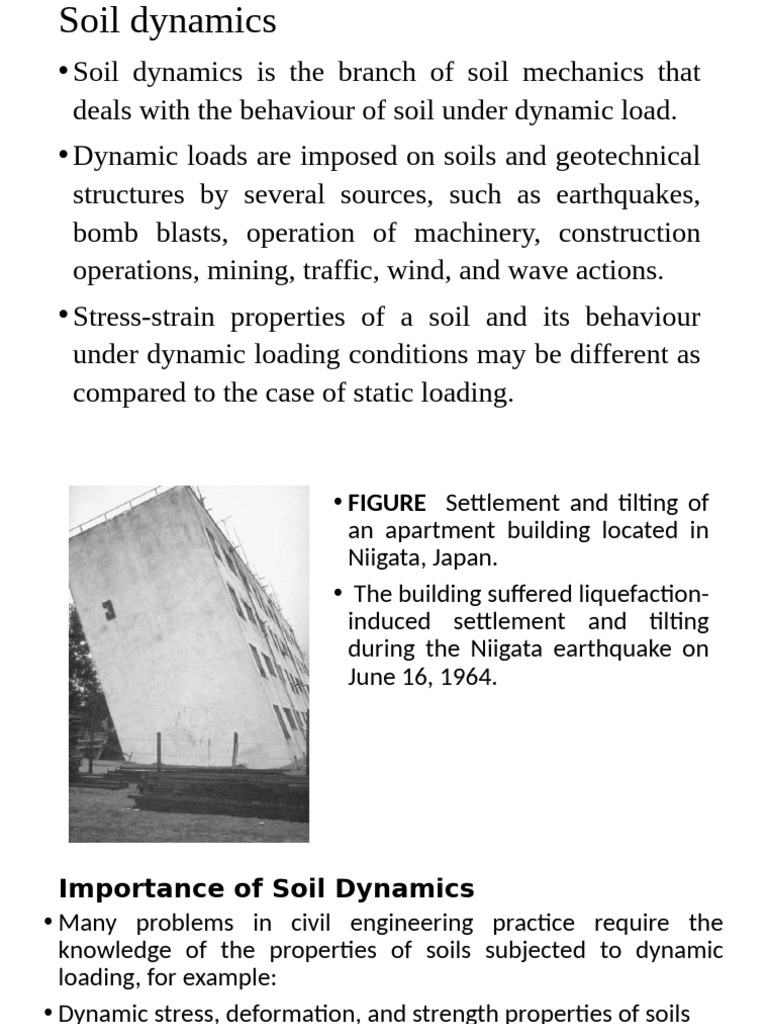 Soil dynamics | PDF | Applied And Interdisciplinary Physics | Natural ...