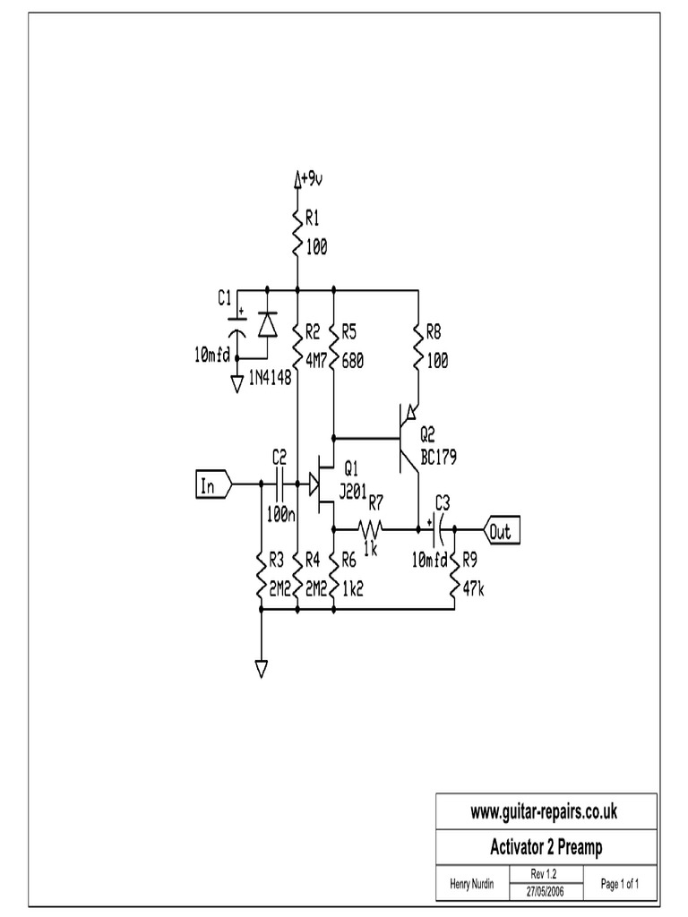 Electro Mic Preamp FETPreamp | PDF
