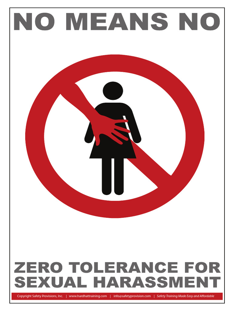 No Means No 0 Tolerance Poster(1) | PDF