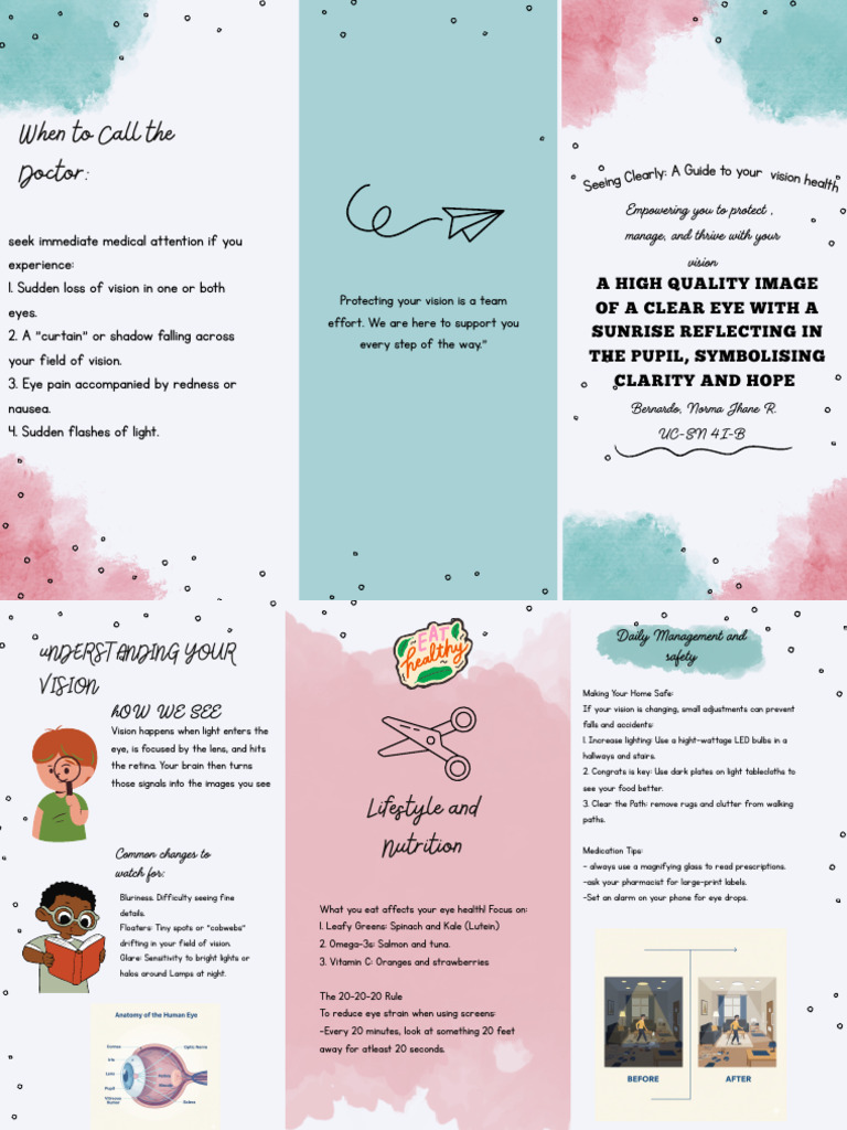 Vision Health: Tips for Clarity & Safety | PDF | Eye | Visual Perception