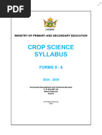 ZIMSEC A Level Crop Science Specimen Paper | PDF | Photosynthesis | Soil