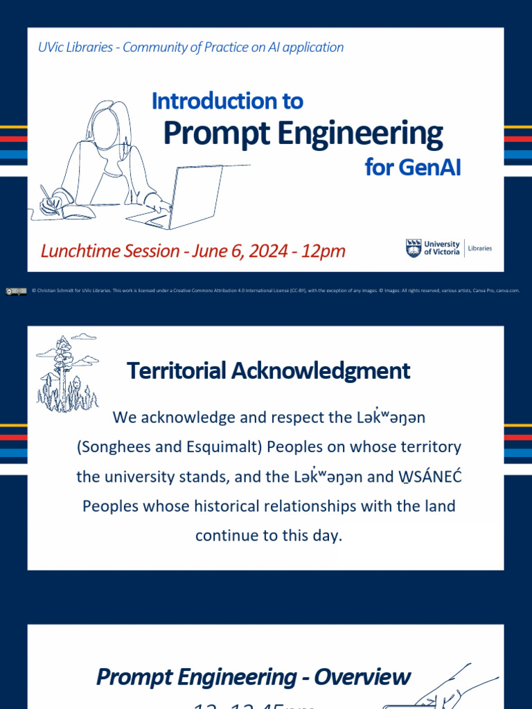 Slides for 'Introduction to Prompt Engineering for GenAI' | PDF ...