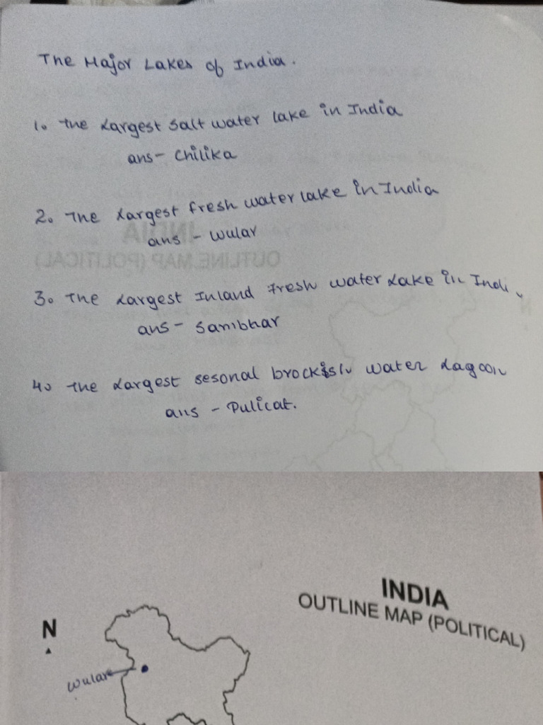 Overview of Major Indian Rivers and Lakes | PDF
