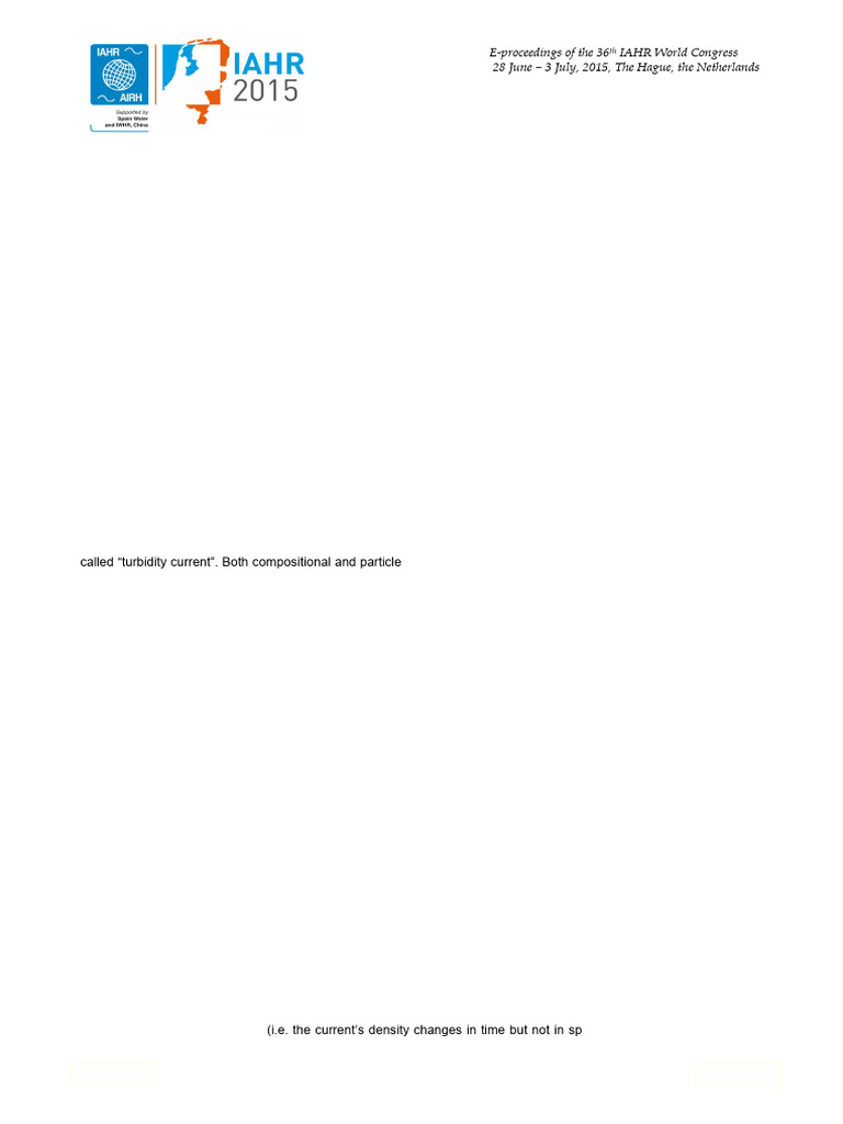3D Gravity Currents: Experiments & Simulations | PDF | Applied And ...