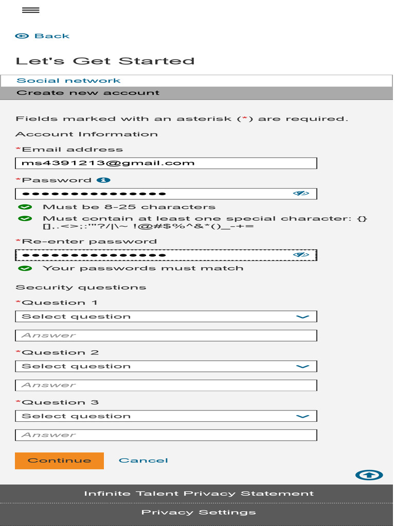 Account Creation Form Guide | PDF