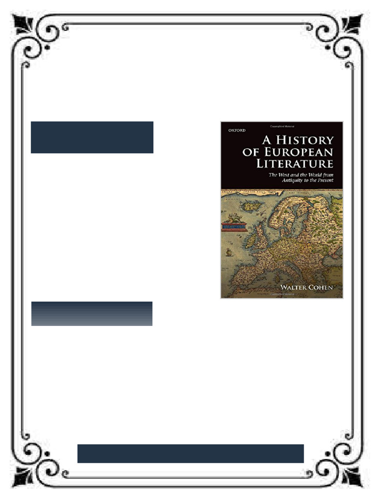 A history of European literature : the West and the world from ...