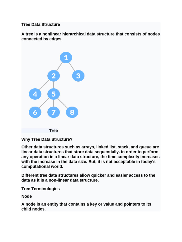 Module IV Unit 1-Tree Data Structure | PDF