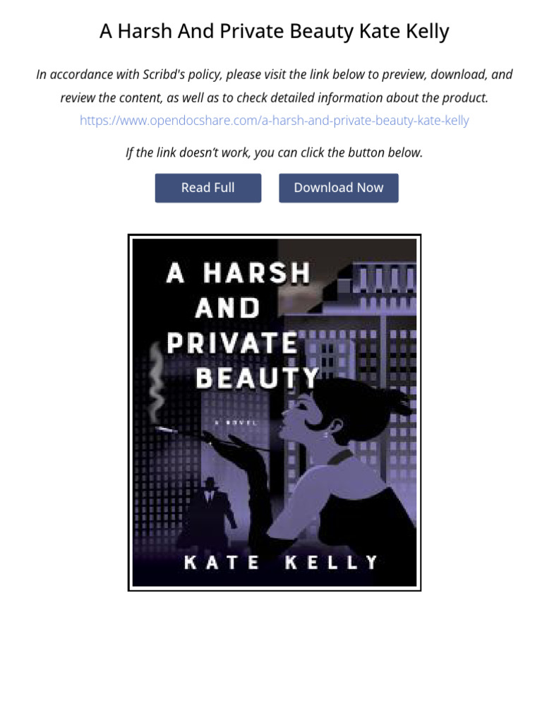 A Harsh And Private Beauty Kate Kelly | PDF