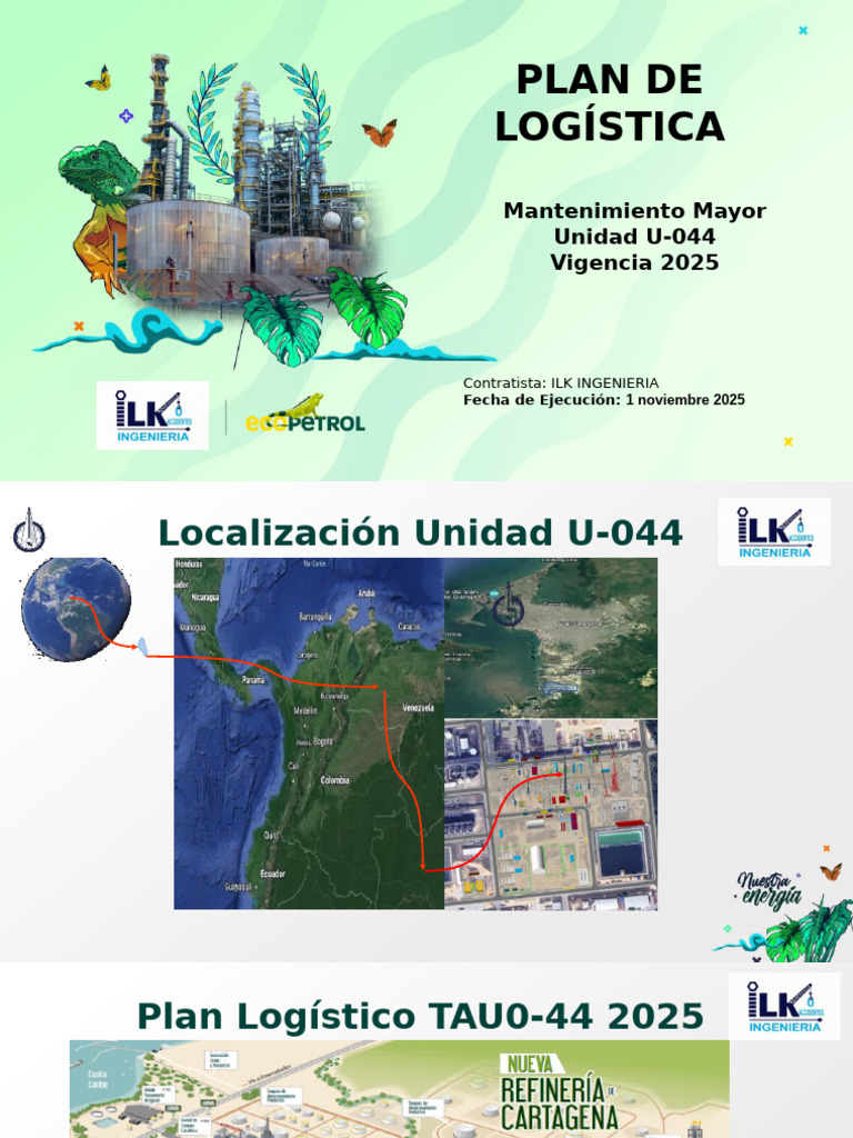 03. Plan de Logística TA U044 -V 2 | PDF | Transporte | Logística