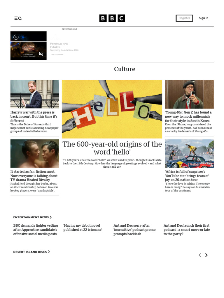BBC Culture _ Arts, Film & TV, Reviews, Books, Muic, Style | PDF