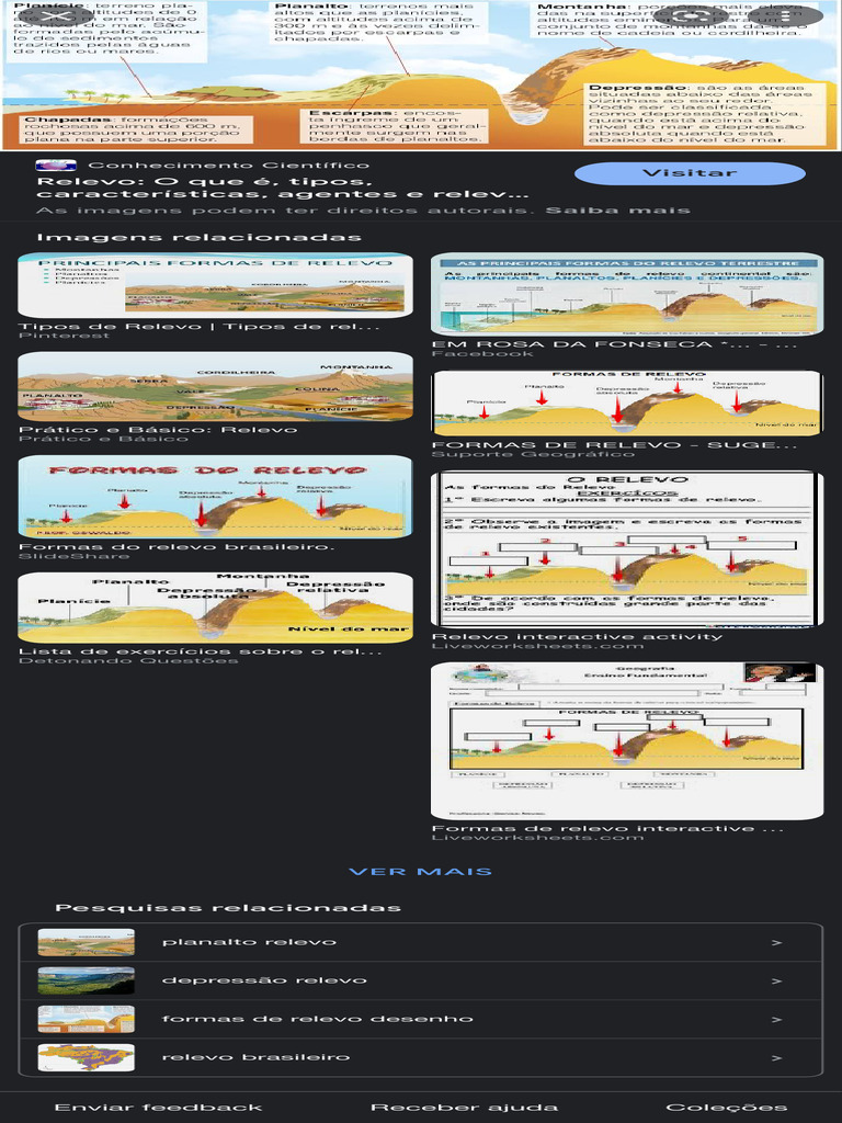 Tipos e Características do Relevo Brasileiro | PDF