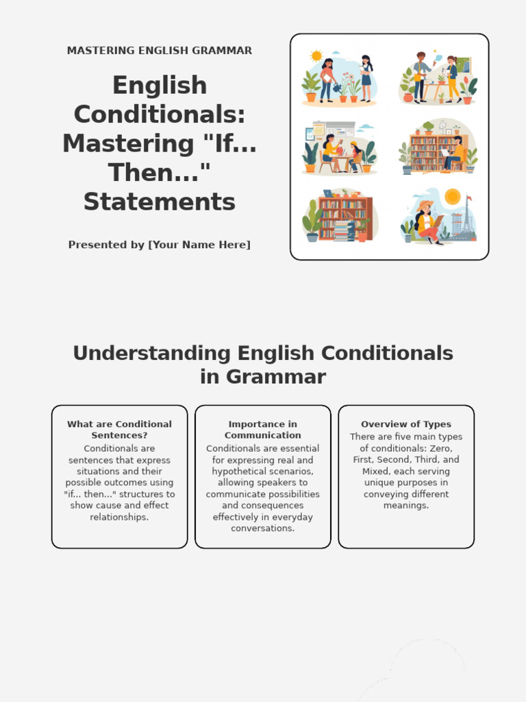 Mastering English Conditionals Guide | PDF | English Language ...