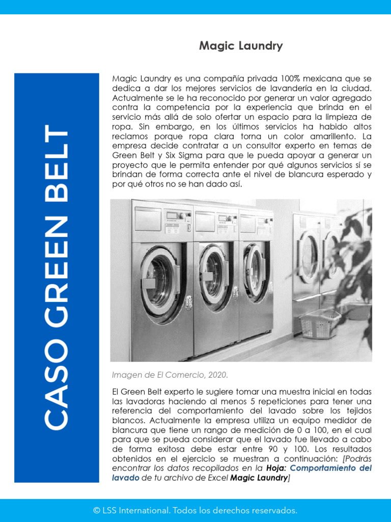 Mejora de Blancura en Magic Laundry | PDF