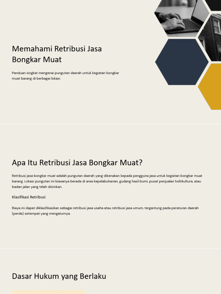 Memahami Retribusi Jasa Bongkar Muat | PDF