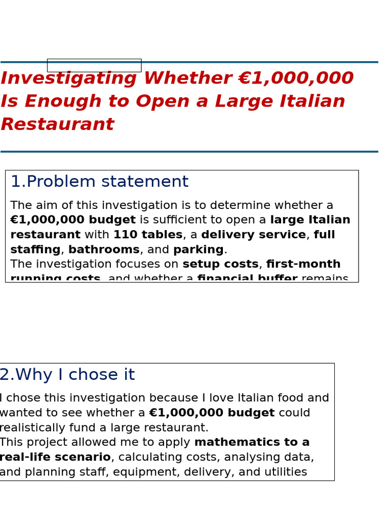 Maths CBA (WORD) | PDF | Restaurants